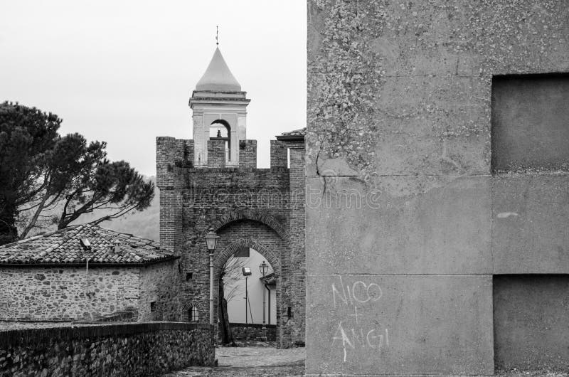 Montefiore Conca (Rimini) stock photo. Image of tourism - 72837894