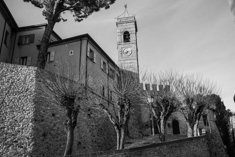 Montefiore Conca (Rimini) stock photo. Image of exterior - 72838368