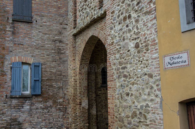 Montefiore Conca (Rimini) stock photo. Image of historic - 72838888