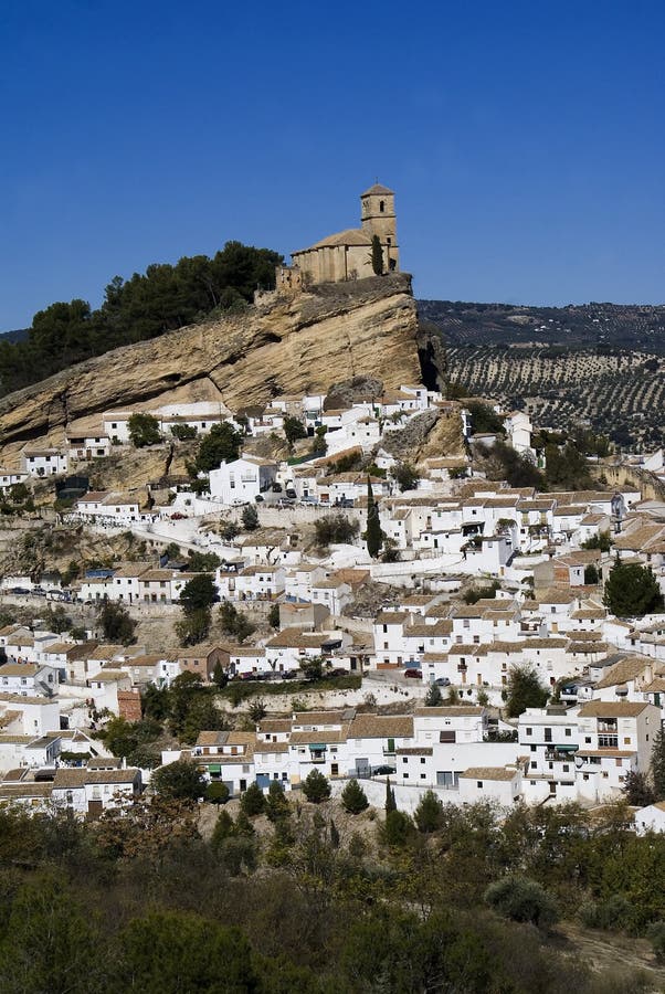 White Village, Montefrio, Spain. Stock Image - Image of attraction ...