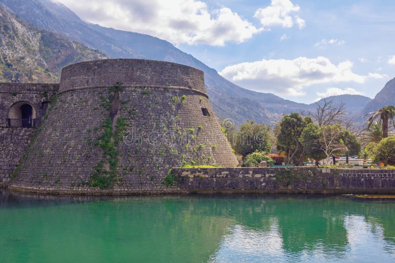 Montenegro, Old Town of Kotor. View of Kampana Tower Stock Image ...