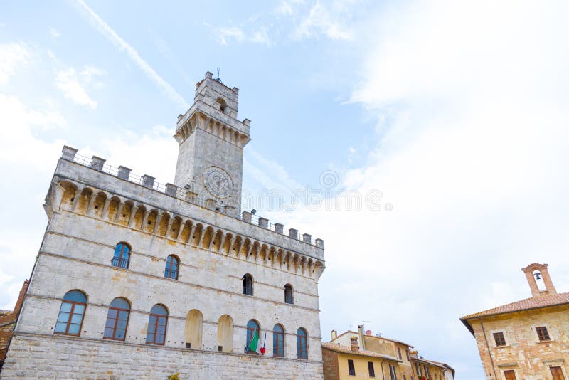 The Montepulciano City Hall 1440 in Tuscany, Italy Stock Photo - Image ... The Montepulciano City Hall 1440 in Tuscany, Italy Stock Photo - Image ...