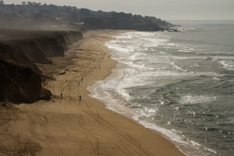 Montera Beach Ca. the Beginning of Spring Stock Photo - Image of ...