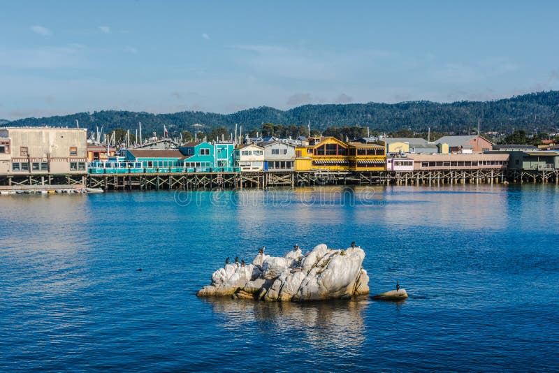 Monterey Bay, California stock image. Image of wharf - 60813241