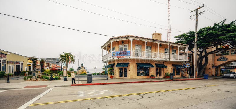 Historic Cannery Row in Downtown Monterey City, California, Street View ... Historic Cannery Row in Downtown Monterey City, California, Street View ...