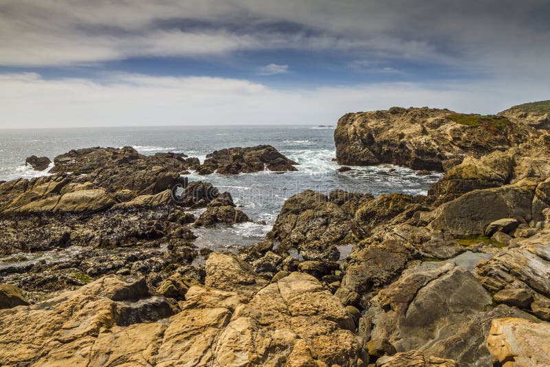 Monterey Peninsula Coastline - California Stock Photo - Image of ...