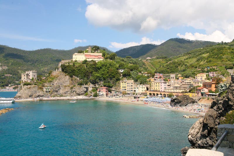 Monterosso in italy stock photo. Image of shore, green - 41472550