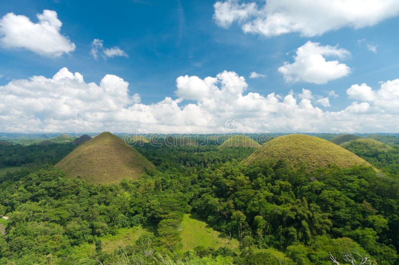 Montes Do Chocolate, Filipinas Imagem de Stock - Imagem de bonito ...