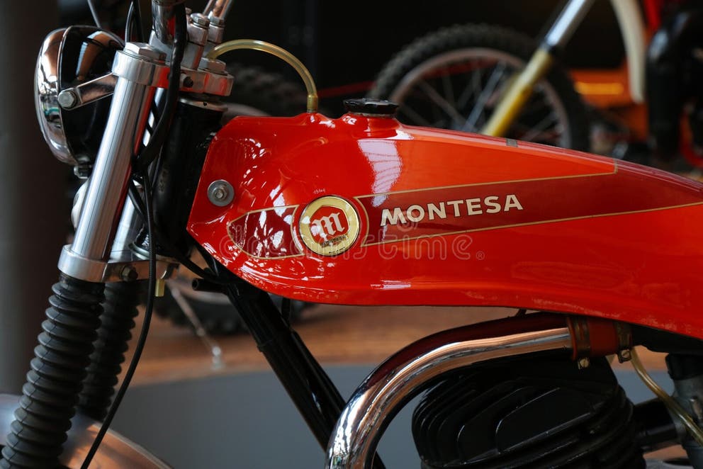 Montesa Spanish motorcycle editorial stock photo. Image of collectible ...