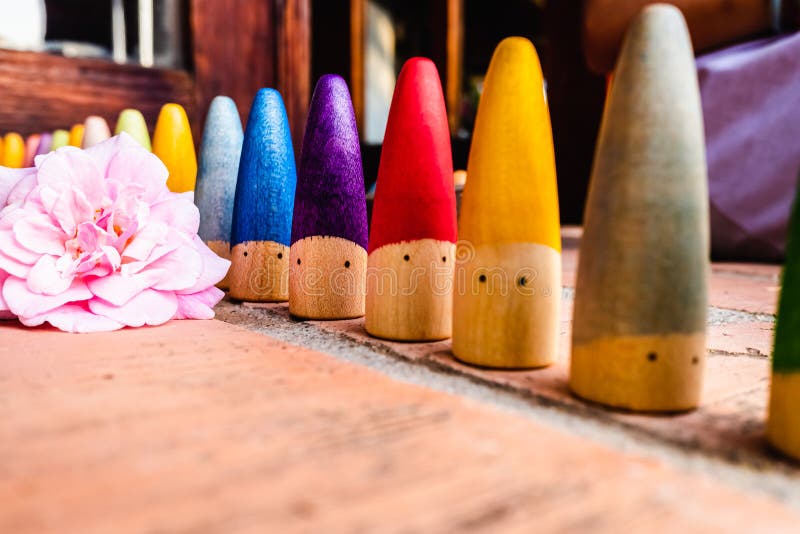 In Montessori Education Simple Materials are Used, Made of Wood and ...