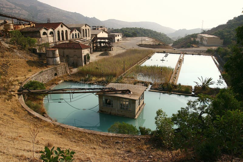 The Montevecchio Mine in Guspini, Sardinia Stock Image - Image of ...