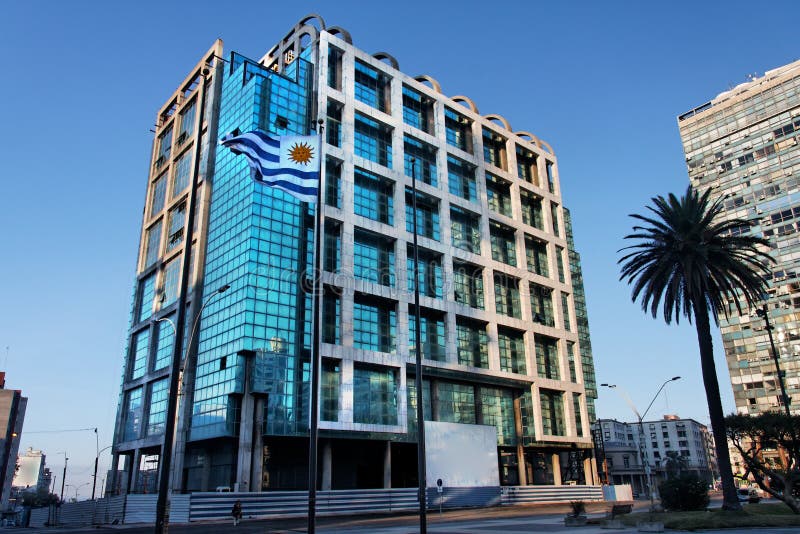 Montevideo Modern Building Uruguay Stock Image - Image of montevideo ...