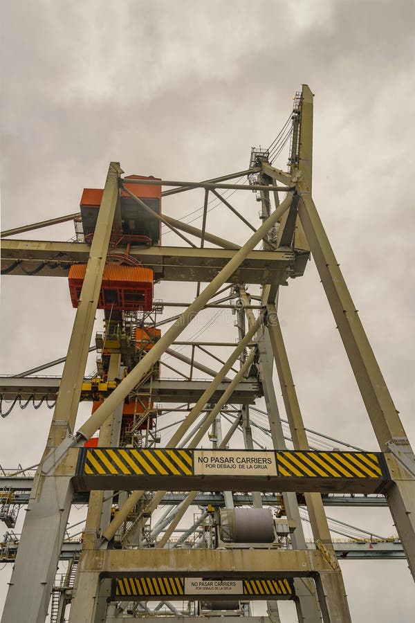 Container Loading, Montevideo Port Editorial Photography - Image of ...
