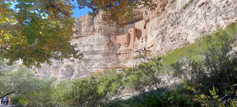 Montezuma Castle Arizona stock image. Image of valley - 254431221