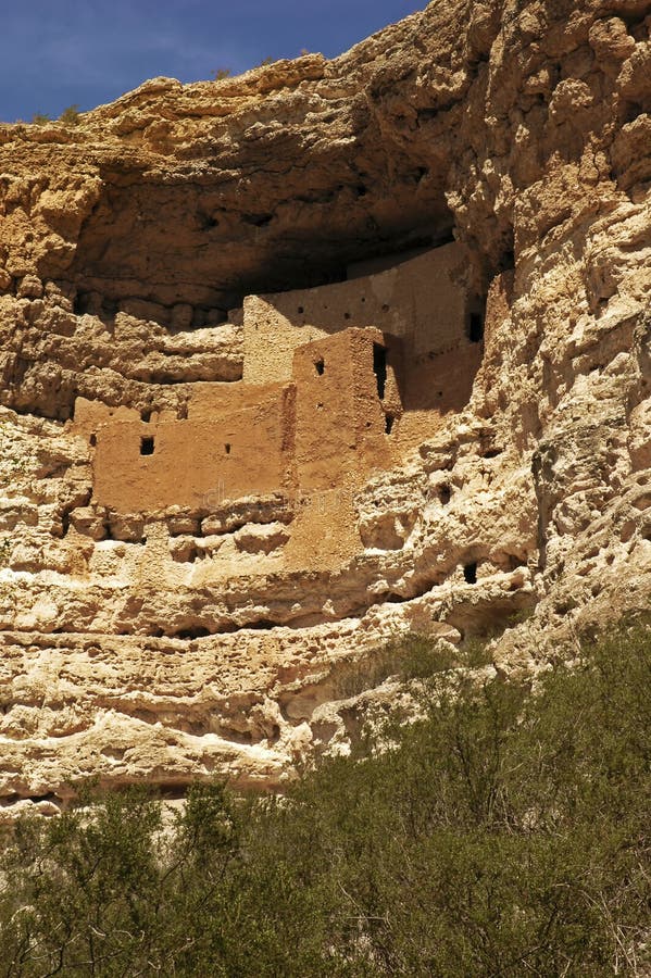 Montezuma castle stock image. Image of desert, montezuma - 68814443
