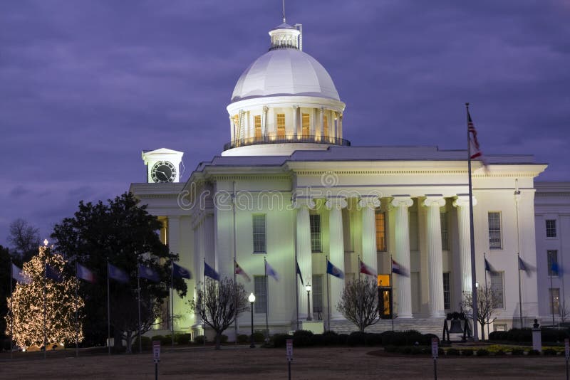 Alabama State Capitol Building Stock Image - Image of legislature ...