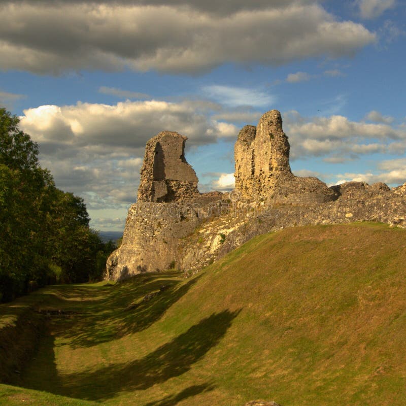 Montgomery Castle, Ducey, Normandy, France Stock Image - Image of ...