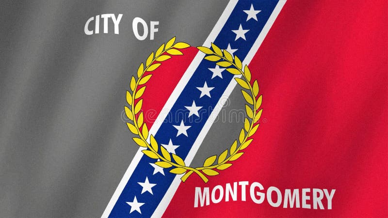 Montgomery Flag Waving in the Wind. Flag of Montgomery Images Stock ...