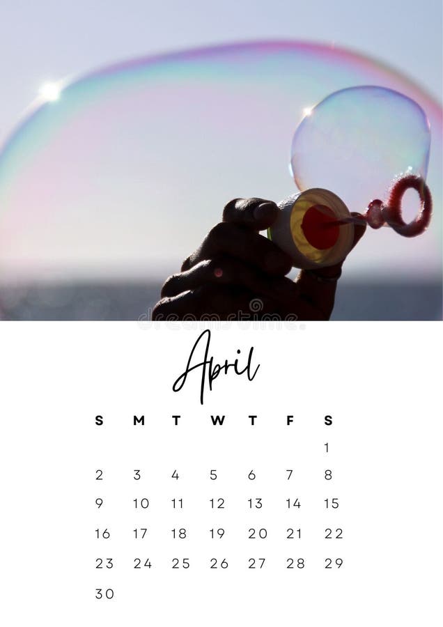 The Month of May in the 2023 Calendar with a Summer Photo. Author S ...
