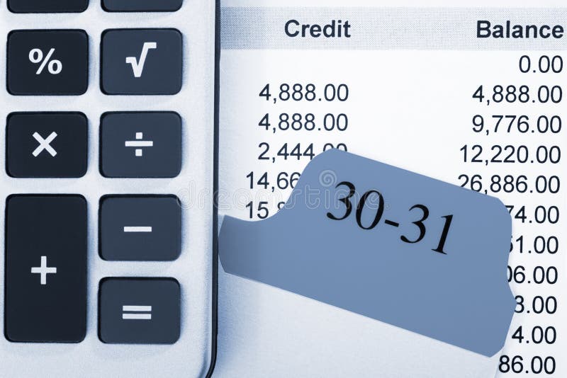 Month End Figures stock image. Image of accounts, figuring - 25585189