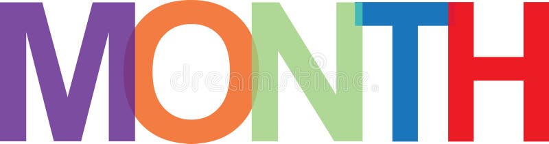 Month Word Stock Illustrations – 14,982 Month Word Stock Illustrations ...