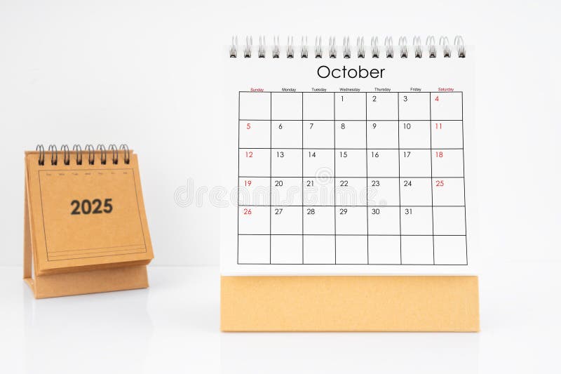 Monthly October 2019 Calendar Stock Image - Image of design, season ...
