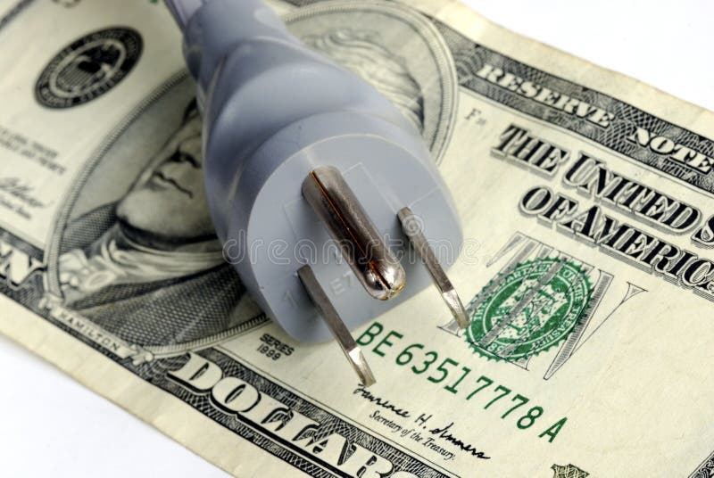Saving Money on the Electric Bill Stock Photo - Image of electronics ...