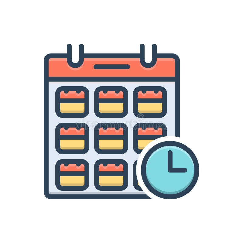 Color Illustration Icon for Monthly, Menstrual and Month Stock Vector ...