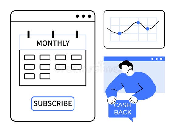 Monthly Subscription Plan with Cashback Offer and Performance Graph ...