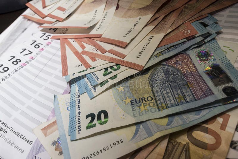 Monthly Wage As Payment for Work Stock Photo - Image of situation ...