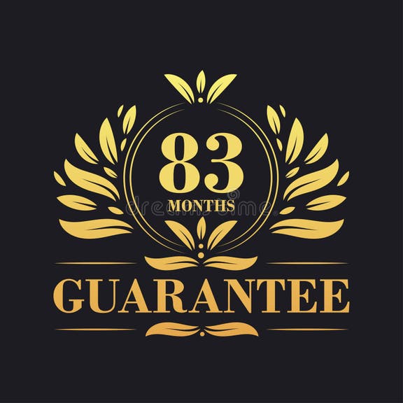83 Months Guarantee Logo Vector, 83 Months Guarantee Sign Symbol Stock ...