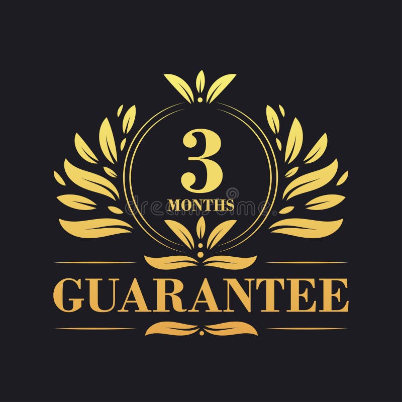 3 Months Guarantee Logo Vector, 3 Months Guarantee Sign Symbol Stock ...