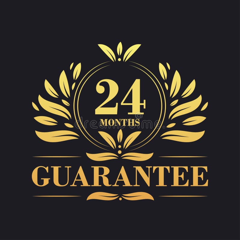24 Months Guarantee Logo Vector, 24 Months Guarantee Sign Symbol Stock ...