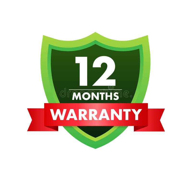 12 Months Warranty. Support Service Icon Vector Stock Illustration ...
