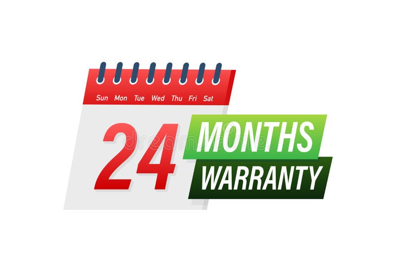 24 Months Warranty. Support Service Icon Vector Stock Illustration ...