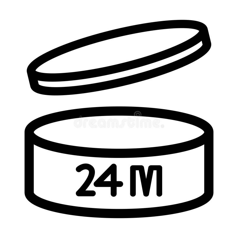 24 Month Period after Opening Icon Stock Vector - Illustration of ...
