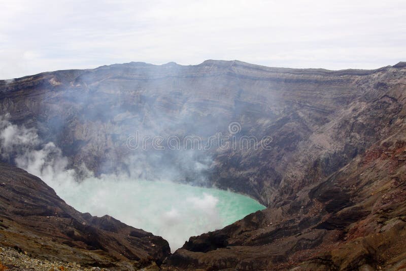 Montierung Aso stockbild. Bild von vulkan, nave, reise - 17621623