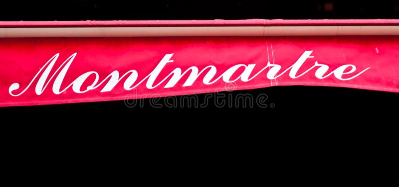 Montmartre stock image. Image of front, frontage, exterior - 23430531