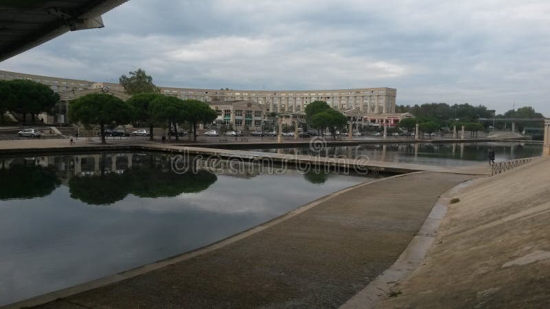 Montpellier city editorial stock photo. Image of cityriver - 135779143