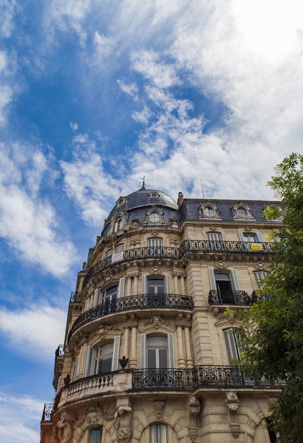 Montpellier, France stock photo. Image of french, exterior - 76523190