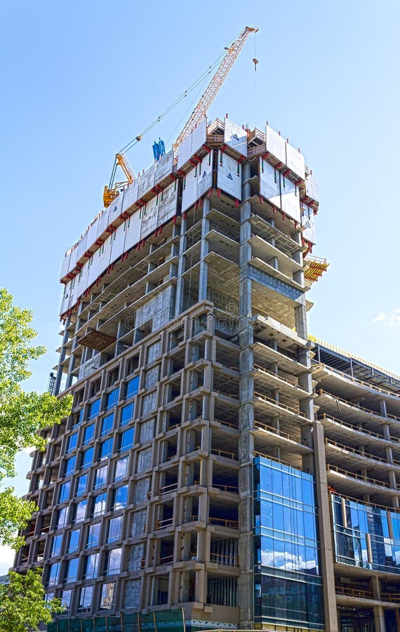 Montreal construction stock photo. Image of frame, skeleton - 26606644