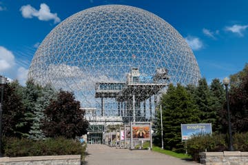 Montreal Biosphere, Canada editorial stock image. Image of design ...