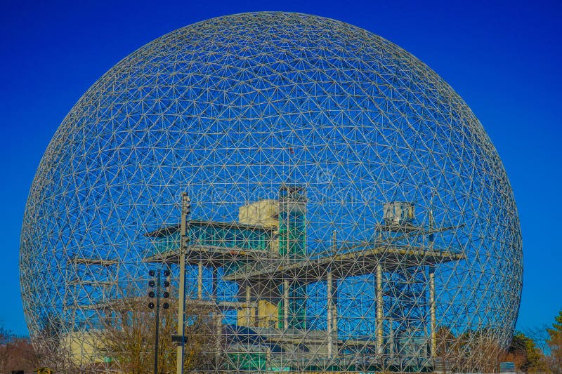 Montreal Biosphere (Canada) Editorial Stock Image - Image of ...