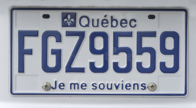 Quebec License Plate Stock Photos - Free & Royalty-Free Stock Photos ...