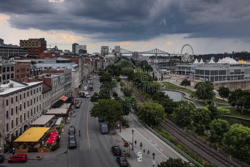 Montreal - Canada - 2024 City Center of Montreal Canada Editorial Photo ...