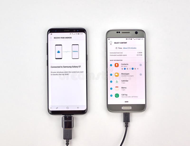 Smart switch data transfer editorial photo. Image of smartphone - 101985926