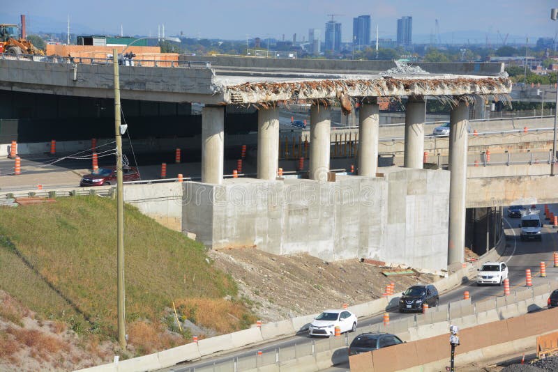 Turcot Interchange 1 Rebuilt Editorial Photography - Image of ...