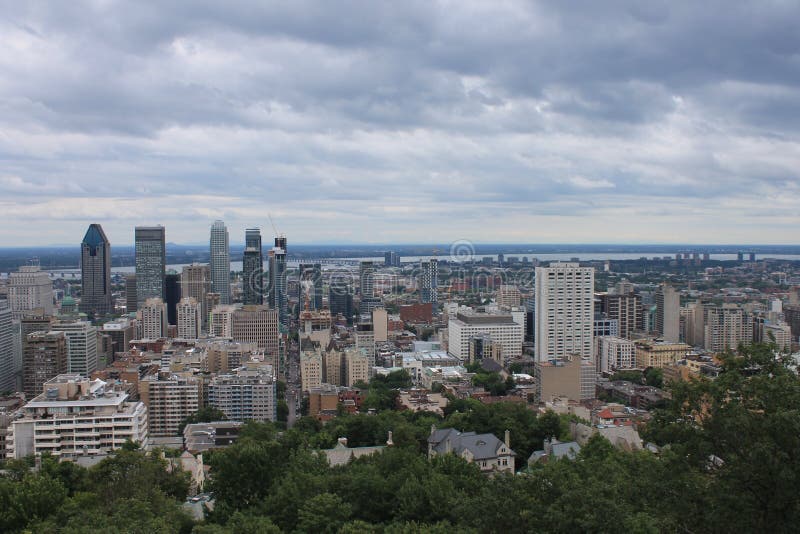 Montreal City stock image. Image of bridge, house, catier - 107867709