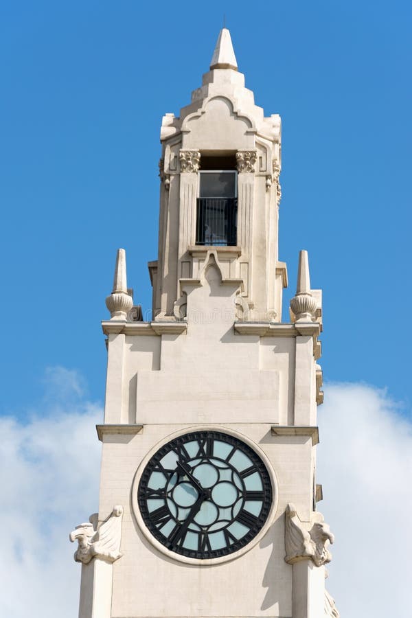 Montreal Clock Tower (Victoria Pier) Stock Photo - Image of ...