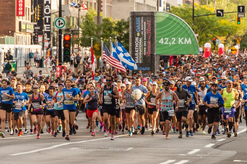 Montreal 2019 Marathon editorial photo. Image of action - 159275111